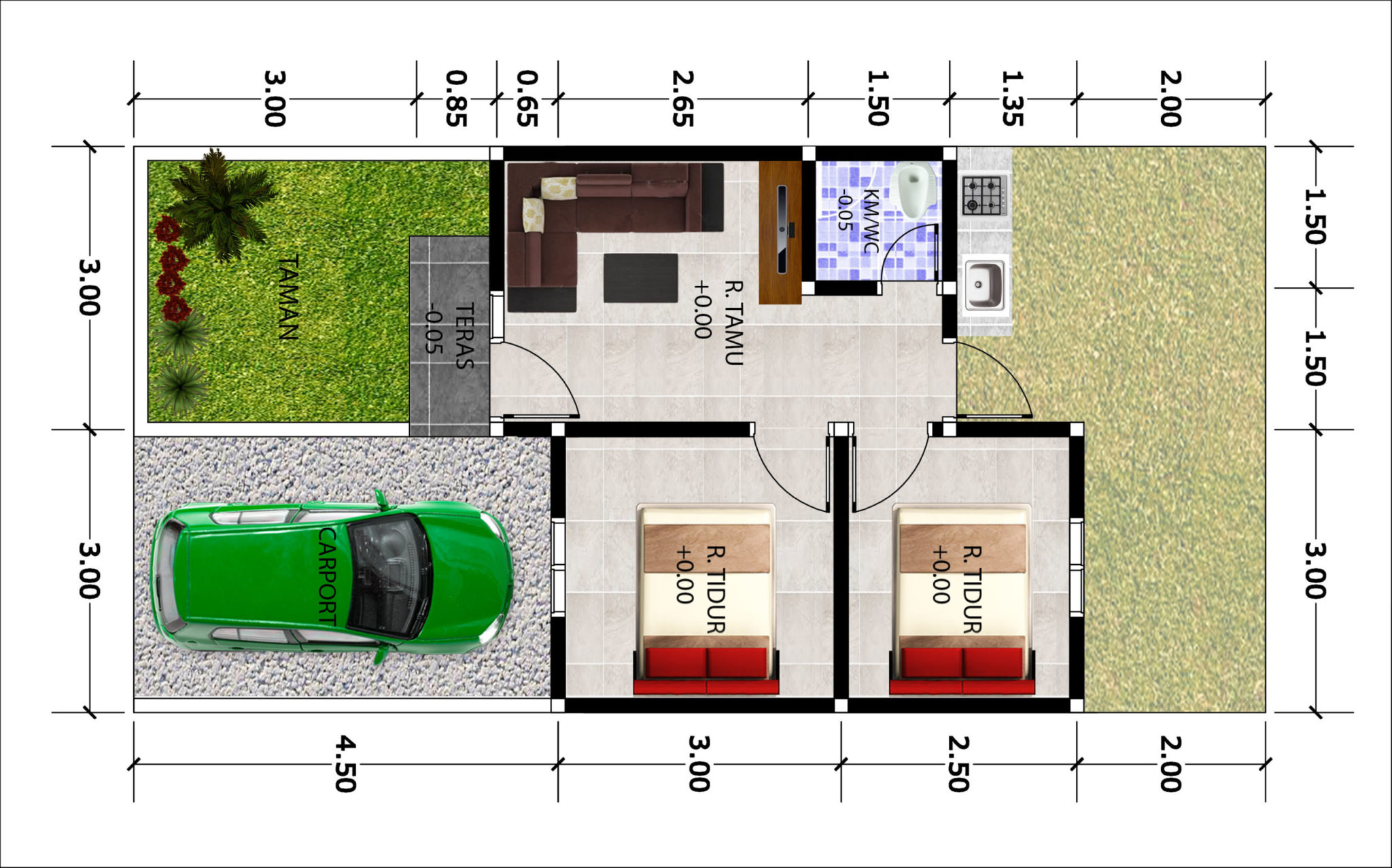 Ukuran Perumahan Subsidi - Homecare24
